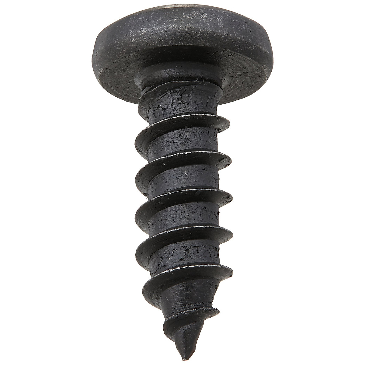 Small Parts 1412APPB Steel Sheet Metal Screw, Black Oxide Finish, Pan Head, Phillips Drive, Type A, #14-10 Thread Size, 3/4" Length (Pack of 100)