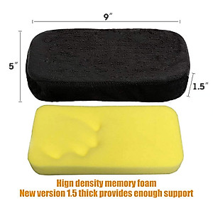 Sunnors Chair Armrest Pads,Memory Foam Office Chair Arm Covers and Elbow Pillow for Elbows and Forearms Pressure Relief(Set of 2)