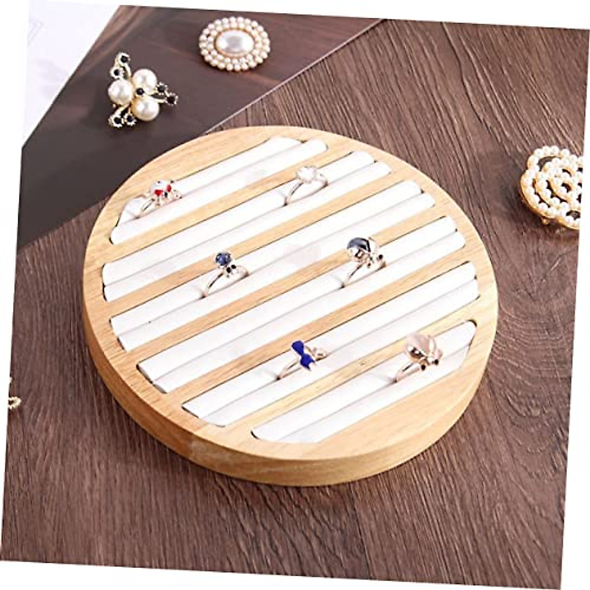 Zerodeko 3pcs Ring Storage Tray Rings Holder for Display Ring Display Organizer Small Ring Organizer Ring Showcase Tray Ring Tray Organizer Small Ring Holder Rings Organizer for Women