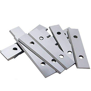 Xcalibur Tooling 2" x 1/2" Double Edge Tungsten Carbide Scraper Blades - Fits 100X Blade - 50 x 12 x 1.5 mm (Pack of 10)