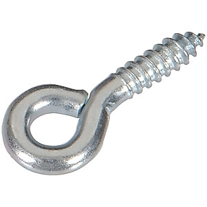 Hillman 978216-1/2 x 1/2-Inch Screw Eye, 60-Pack, zinc