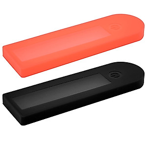 Alomejor Electric Scoooter Waterproof Silicone Instrument Rubber Cover Dust Proof Protective Shell Protector for MAX G30 Electric Scoooter(Black)