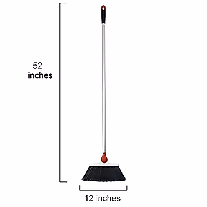 OXO Good Grips Any Angle Broom,Silver,1 EA