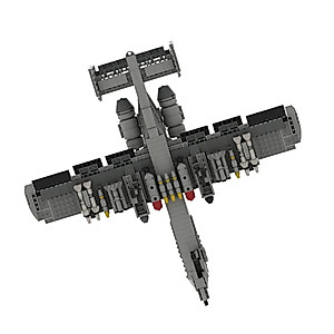 A-10 Attack Plane Warthog Attack Plane Building Block Toy Model, Aircraft Model Collection or Suitable, Suitable for Children Over 6+ Years Old Birthday Suitable (1211 Pieces)