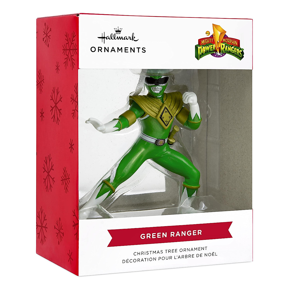 Hallmark Hasbro Power Rangers Green Ranger Christmas Ornament