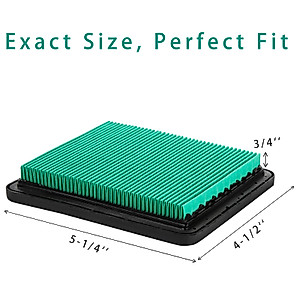 Ceukius 17211-ZL8-023 Air Filter with 17231-Z0L-050 Cleaner Cover for Honda GCV160 GC135 GC160 GC190A GC190LA GCV135 GCV160A Engine HRB216 HRR216 HRS216 HRT216 HRZ216 Lawn Mower