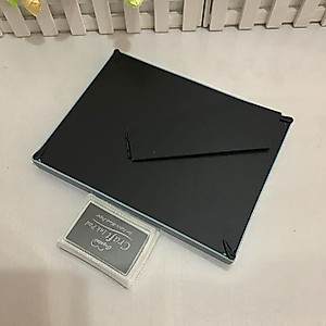 ZXT-parts 9x7 Baby Picture Frames Handprint and Footprint Kit. Photo Frame for Newborn. Opening 4.7x3.1 inch. White.