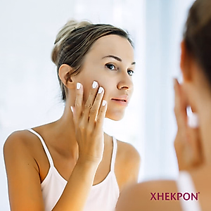Xhekpon Cream for Face, Neck and Cleavage Skincare - Cream with Hydrolized Collagen and Aloe Vera/Anti-aing cream 40ML - Favours skin moisturization, protection and regeneration.