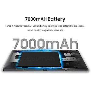 CHUWI HiPad X Tablet,4G LTE Unlocked Phablet,10.1 inch MT6771V Octa Core 4GB 128GB Android 10 Phone Call Tablets Dual Band WiFi Bluetooth 5.0,with Keyboard