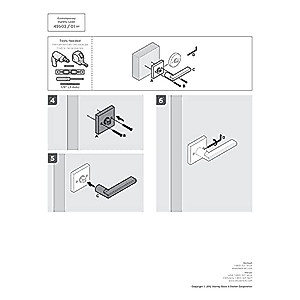 Weiser (by Kwikset) Halifax Lever, Square Rose, Dummy Function, Iron Black (US514)