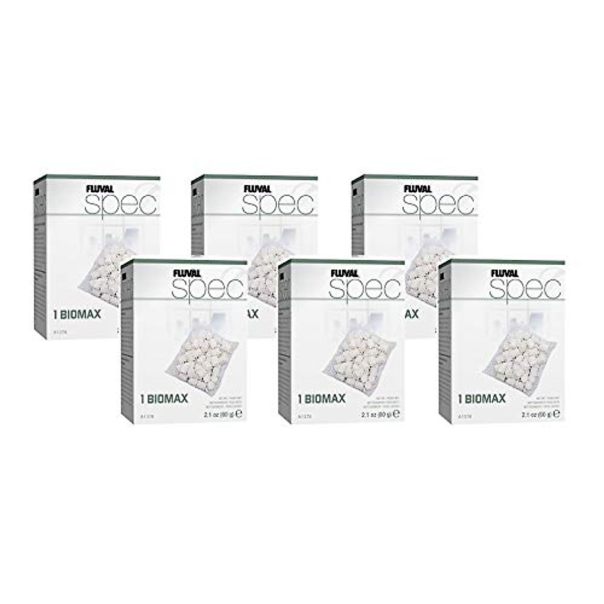 Fluval Spec 6 Pack of Biomax Aquarium Filter Media