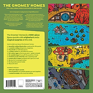 The Gnomes' Homes • 1000 Piece Jigsaw Puzzle from The Magic Puzzle Company • Series Three