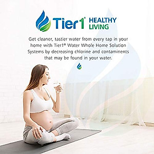 Tier1 Eco Series Whole House Water Filtration System for Chlorine Reduction (600,000 Gallon Capacity)