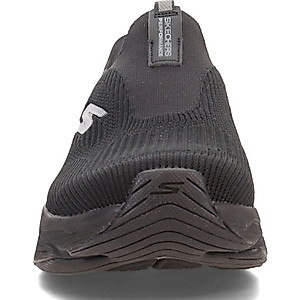 Skechers Men's Max Cushioning Slip-Ins-Athletic Slip-On Running Walking Shoes with Memory Foam Sneaker, Black, 10.5