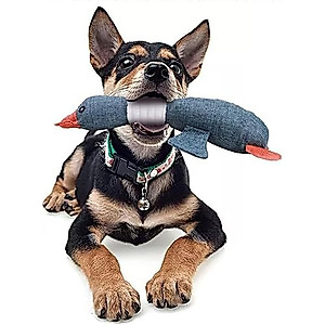 Wxfzasy Robust Duck-Designed for Heavy Chewers, Unbreakable Dog Toys, Invincible Robust Duck Chew Toy, Duck Dog Toys for Aggressive Chewer with Squeaky Plush Toy Puppy Chew Teething (3Pcs)
