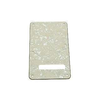 KAISH ST/Strat Style Standard Guitar Back Plate ST Tremolo Trem Cover for Strat/Stratocaster Made in USA Aged Pearl