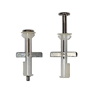 Bath Royale Toilet Seat Mounting Hardware for Toilets Requiring Top Mount Installation of Toilet Seat, Set of 2 Top Mount Toggles (TMT)