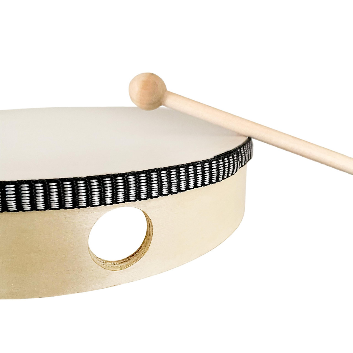 MIFS Hand Drum Kids Percussion Wood Frame Drum (8 inch)