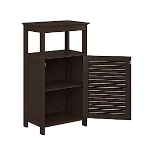RiverRidge Ellsworth Single Door Floor Cabinet, Espresso
