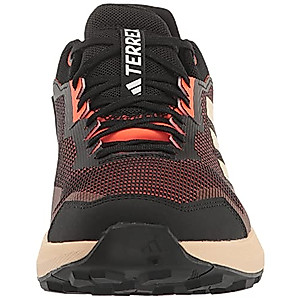 adidas Men's Terrex Trailrider Trail Running Shoe, Impact Orange/White/Black, 10