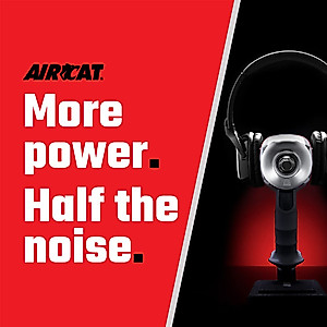 AIRCAT Pneumatic Tools 4450: 1/2-Inch Reversible Composite Drill Air Tool, Side Handle, 400 RPM, .60 HP Motor