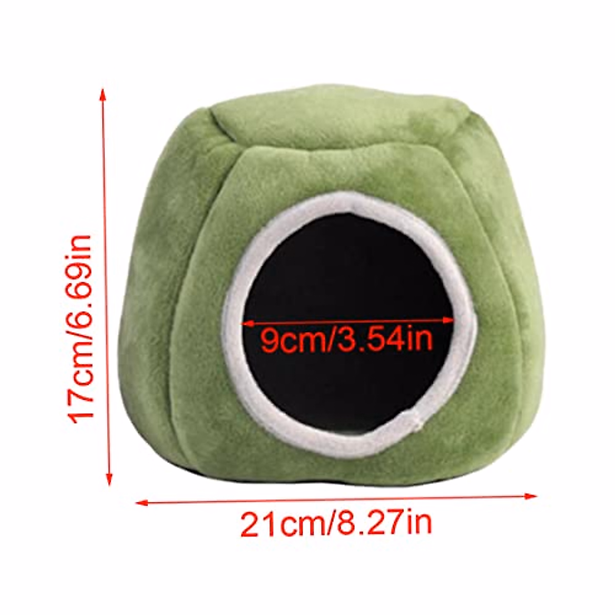 Guinea Pig Bed Hamster House Bed Hamster Beds Small Pet House Pet Winter House Hedgehog Hideout Winter Warm Hamster Nest Washable Small Animal House