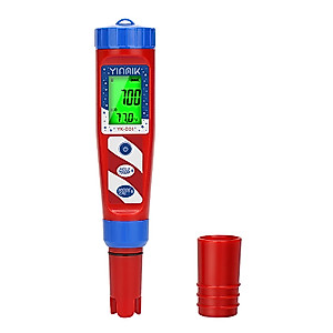 Hydrogen Water Tester, YINMIK 2024 Hydrogen Tester, Digital Hydrogen Water ppb/ppm Meter, Dissolved Hydrogen Test Pen, Accurate ORP Tester, 4 in 1 pH H2 ORP Temp Test kit for Hydrogen Water Bottle