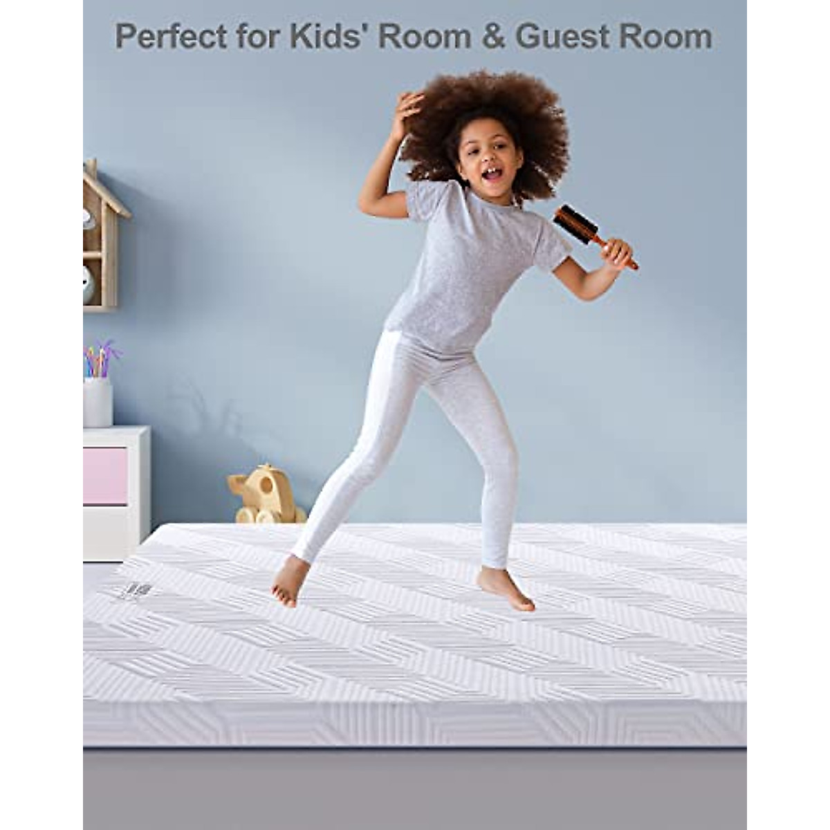 BedStory 2 Inch Memory Foam Mattress Topper - Full Size Bed Toppers Gel Memory Foam