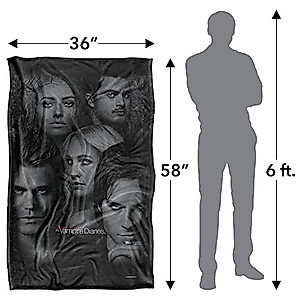 Vampire Diaries in The Woods Silky Touch Super Soft Throw Blanket 36" x 58",in The Woods
