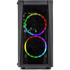 SkyTech Blaze II Gaming Computer PC Desktop – AMD Ryzen 3 3100 4-Core 3.6 GHz, GTX 1650 4G, 500G SSD, 8GB DDR4 3200, AC WiFi, RGB Fans, Windows 10 Home 64-bit