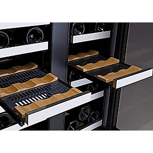 Allavino FlexCount VSWR36-2SSFN - 36 Bottle Dual Zone Wine Refrigerator with French Doors