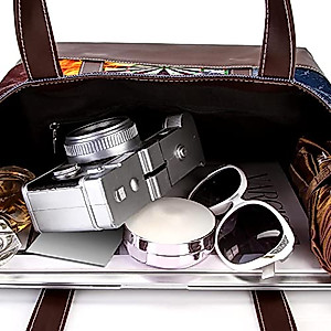 Water and Fire Dart Tote Bags Large Leather canvas Purses and Handbags for Women Top Handle Shoulder Satchel Hobo Bags