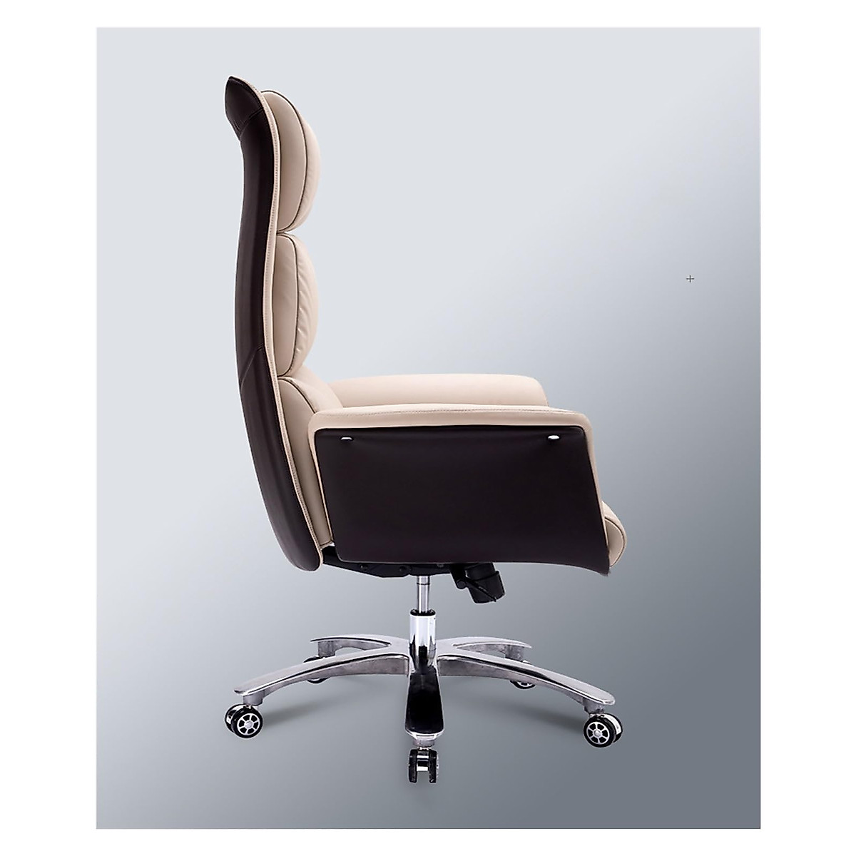 Home Office Desk Chairs, Swivel Chair Genuine Leather Home Computer Chair Office Chair Modern Simple Ergonomic Lift Swivel Chair