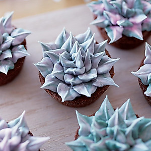 Wilton Navy Blue and Gold Piping Tips and Cake Decorating Supplies Set, 17-Piece