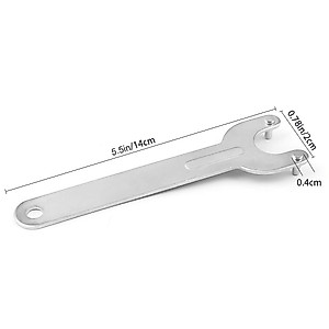 TOOLACC 4.5" 5" 5/8-11 Angle Grinder Wrench Spanner Metal Lock Nut for Compatible with Dewalt Milwaukee Makita 193465-4 Bosch Black & Decker Ryobi