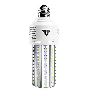 Mafuken 500W Equivalent LED Corn Light Bulb 7500 Lumen Led Bulbs 60W Super Bright 5000K Cool Daylight White E26/E27 Medium Base for Outdoor Indoor Workshop Garage Warehouse Factory Backyard… (A)