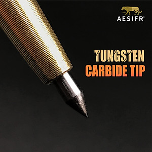 Tungsten Carbide Tip Scriber Carbide Scriber Tool Etching Engraving Scriber Pen for Glass Wood Ceramics Hardened Steel Woodworking Architect (2)