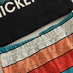 HnuanLui Toddler Baby Girl Bell Bottom Outfit YEP I TALK TO CHICKENS Letter Print T Shirt Rainbow Flare Pants Farmer Clothes (I talk to chickens, 3-4 Years)