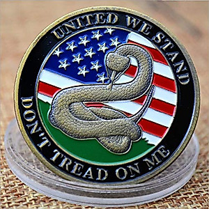 Don't Tread on Me - Liberty Bell Challenge Coin - Designed by Military Veterans!