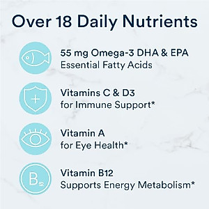 SmartyPants Teen Guy Multivitamin Gummies: Omega 3 Fish Oil (EPA/DHA), Vitamin D3, C, Vitamin B12, B6, Vitamin A, K & Zinc, Gluten Free, Three Fruit Flavors, 120 Count (30 Day Supply)