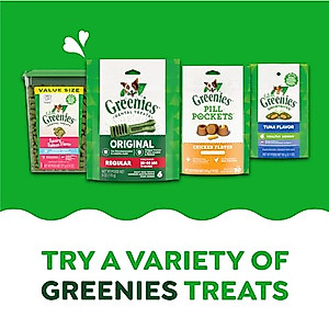 Greenies Original Teenie Natural Dental Care Dog Treats, 72 oz. Pack (260 Treats)