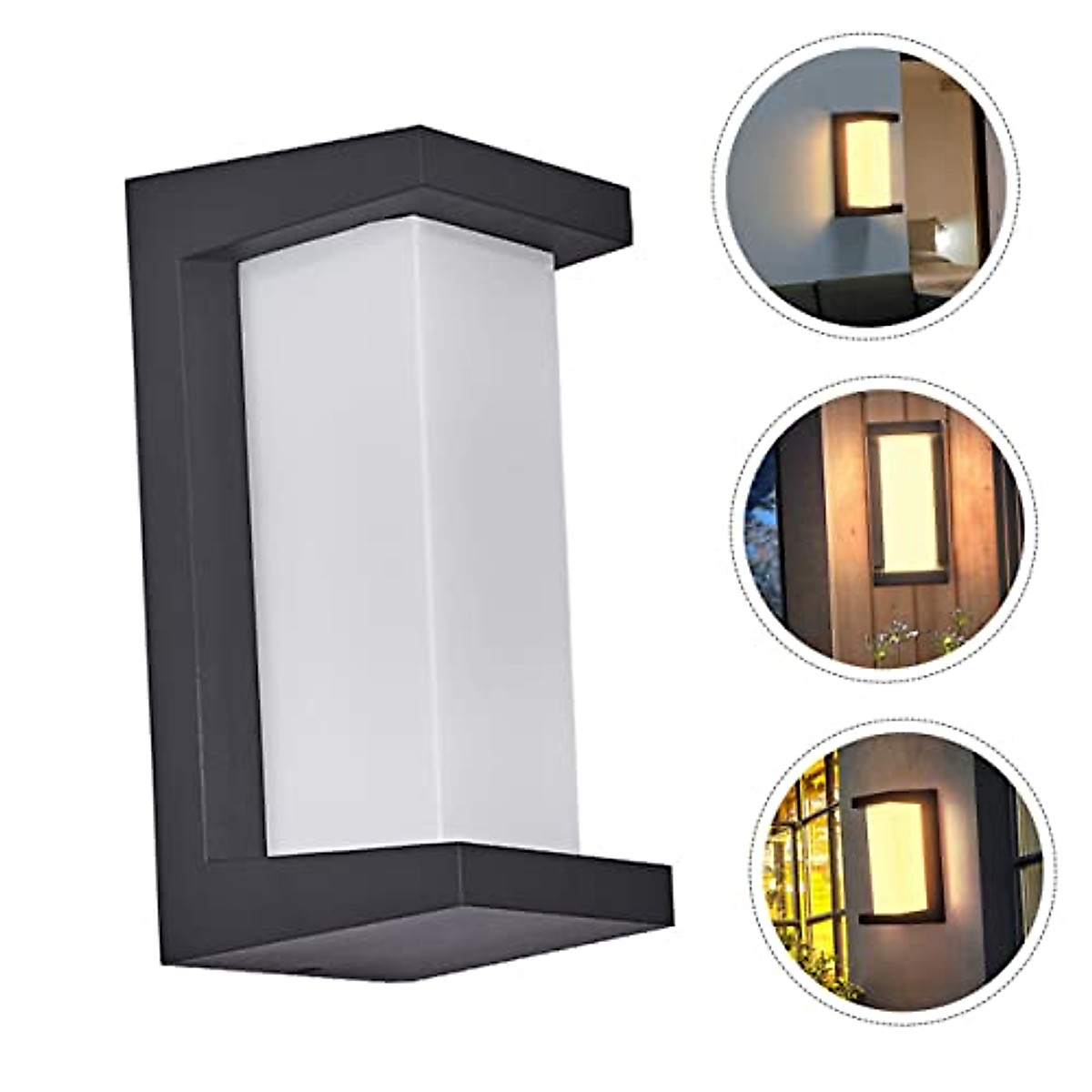 Uonlytech Garden Wall Light Exterior Outdoor Wall Lights Outdoor Sconces Wall Lighting Outdoor Landscape Lights Landscape Lights for Lawn Bathroom Night Light LED Wall Lights Yard Light LED