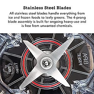 Tribest Dynapro High Speed 2.5HP Blender with Vaccum, Commercially Certified,Grey,One Size