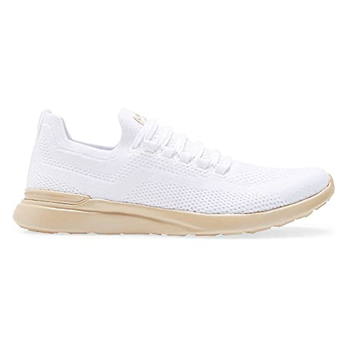 APL: Athletic Propulsion Labs Women's Techloom Breeze Shoes, White/Champagne, 8.5