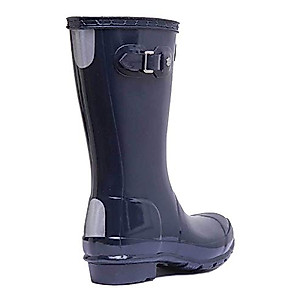 Hunter Original Kids' Gloss Rain Boot (Little Kid/Big Kid) Navy 1 Little Kid M
