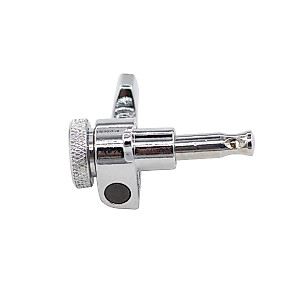 6R Inline Chrome Guitar Locking Tuners Tuning Pegs Keys Machine Heads Right Hand for Fender Stratocaster Telecaster Style Electric Guitar Chrome