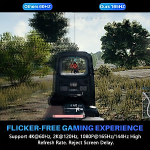 Adoreen 4K DisplayPort Cable 50 feet, DP to DP 1.2 Cord(from 1.5 to 50ft) 4K@60Hz 2K 1440p,1080p Full HD Display Port for 3D PC TV Gaming Monitor with 5 Ties(15.2m)-NOT HDMI