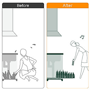 Tksrn Pull Out Cabinet Organizer, Heavy Duty Slide Out Pantry Shelves Sliding Drawer Storage for Kitchen, Bathroom, Home, 12" W x 21" D, Wire Frame, Chrome Finish（Need 13" W and 22" D Cabinet）