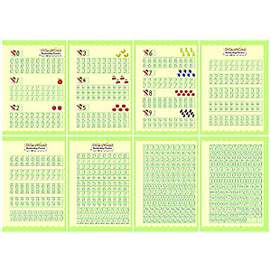 ASIGN Magic Ink Copybooks for Kids Reusable Handwriting Workbooks for Preschools Grooves Template Design and Handwriting Aid (4books+Pens)