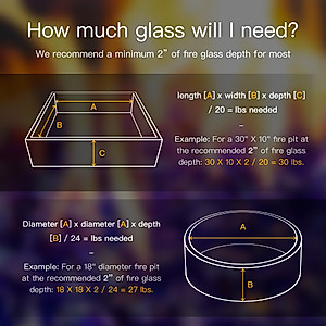Holy Fire 1-inch Fire Glass Diamonds for Fire Pits, Reflective Diamonds Rocks for Natural or Propane Gas Fireplaces Fire Bowls, Indoor & Outdoor Landscaping. (20 Pounds, Amber Brown)